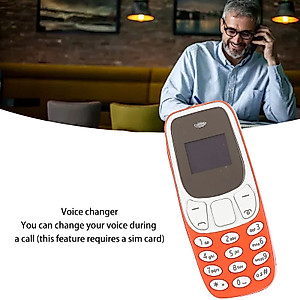 Jectse Mini Phone, Mini Bluetooth Phone Hands Small Mobile Phone Dual SIM Unlocked Cell Phone with Voice Changer, 380mAh Small Cell Phone Kids Phone ()