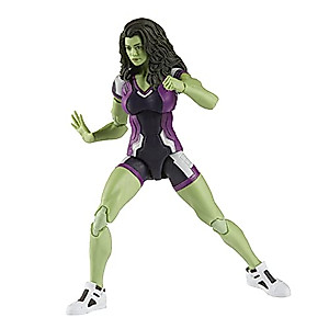 Marvel Legends Series Disney Plus She-Hulk MCU Series Action Figure 6-inch Collectible Toy, Includes 2 Accessories and 1 Build-A-Figure Part