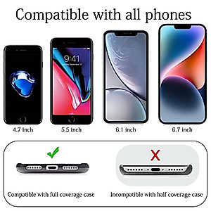 BERITNI Cell Phone Lanyard, Adjustable Length Crossbody Universal Nylon Phone Strap with Patch, Black