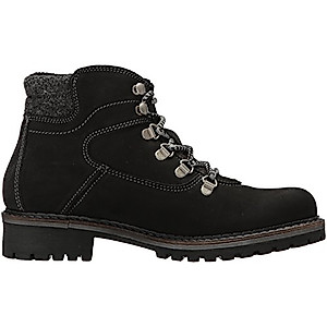 Bos. & Co. Women's Hartney Hiking Boot, Black Nubuck/Boil Wool, 36 M EU (5.5-6 US)