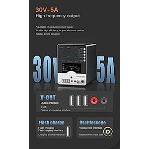 Curved DC Regulated Power Supply, with Built-in 30V5A for Motherboard Current, TBK217