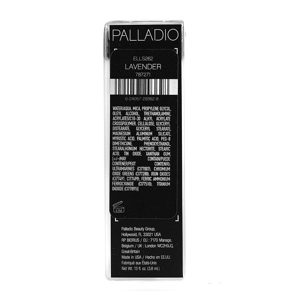 Palladio Liquid Eyeliner, Highly Pigmented and Waterproof Eyeliner, For Intense Eye Definition, Smear-proof Eyeliner Liquid, Includes Easy Grip Wand and Felt Tip Eyeliner Applicator, Lavender