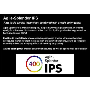 Acer Predator XB323QU NVbmiiphzx 31.5" WQHD 2560 x 1440 Gaming Monitor | G-SYNC Compatible | Agile-Splendor IPS 400 | Up to 170Hz Refresh Rate | Up to 0.5ms | TUV/Eyesafe | Display Port & 2 x HDMI 2.0