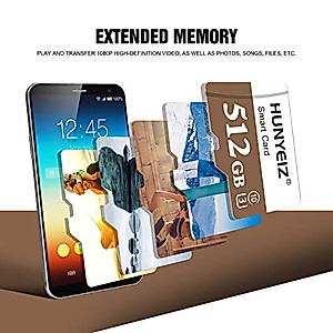 512GB Micro SD Card Memory Card(Class 10 High Speed) Microsd for Smartphone,Game Console, Dash Cam, Drone(512GB)