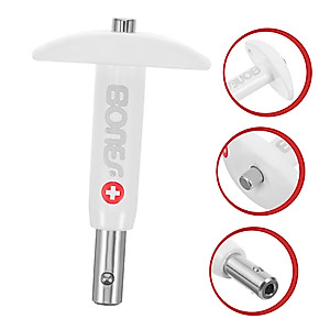 Mikinona Skateboard Remover Metal Bearing Pullers Roller Skating Accessories Convenient Bearing Puller Seal Removal Tool Skate Bearing Tool Wheel Bearings Major White Stainless Steel Hub