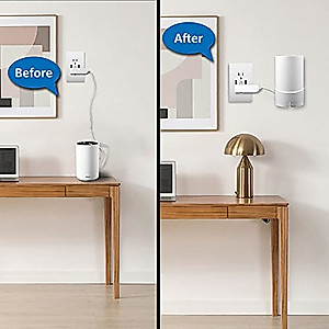 STANSTAR Wall Mount for Deco X68/XE75/XE75 Pro/AXE5300/AXE5400 WiFi 6 Whole Home Mesh WiFi System, Sturdy Wall Mount for Deco X68 AX6600 Router Without Messy Wires