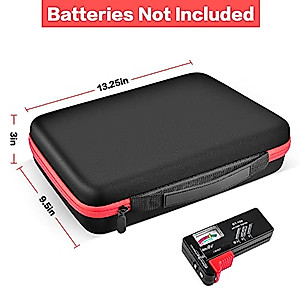Batteries Holder Containers red