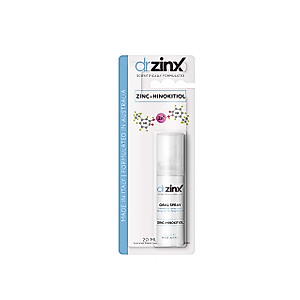 Dr ZinX Bad Breath Treatment, Long Lasting Vegan Zinc Spray, Breath Freshener, Hydrating Oral & Throat Spray with Zinc and Hinokitiol + Peppermint, Alcohol Free 200+ Sprays
