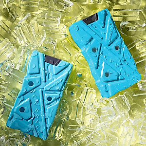 Pinnacle Ice Blocks for Cooler Set of 2, 20oz, Blue, Reusable, Leak-Free, Long Lasting, Non-BPA, Food Safe