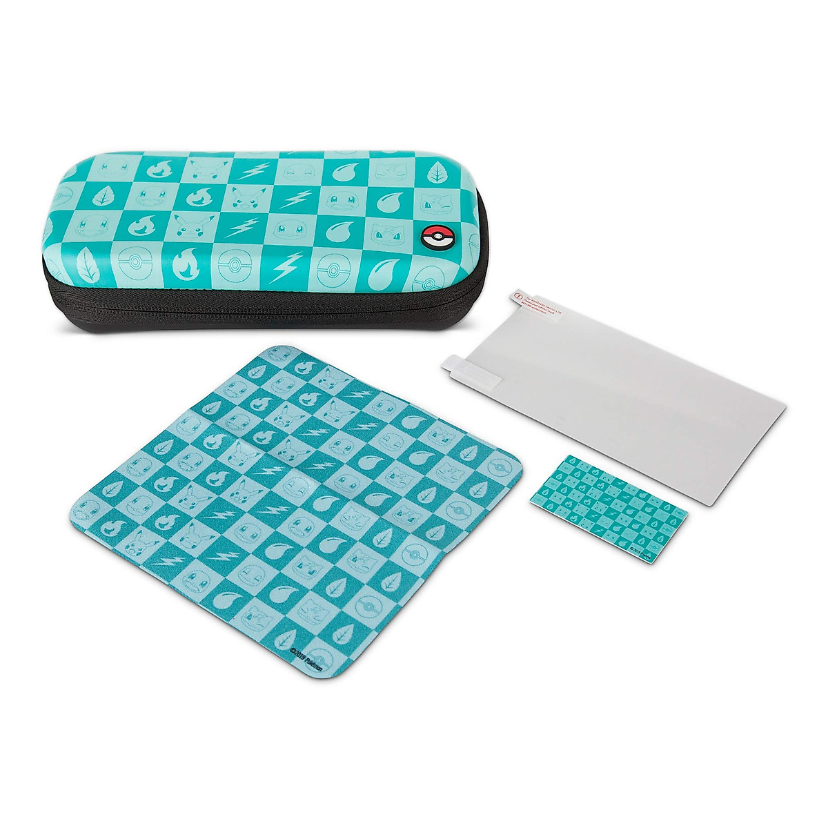 PowerA Protection Case Kit for Nintendo Switch Lite - Pokemon Checkerboard: Turquoise