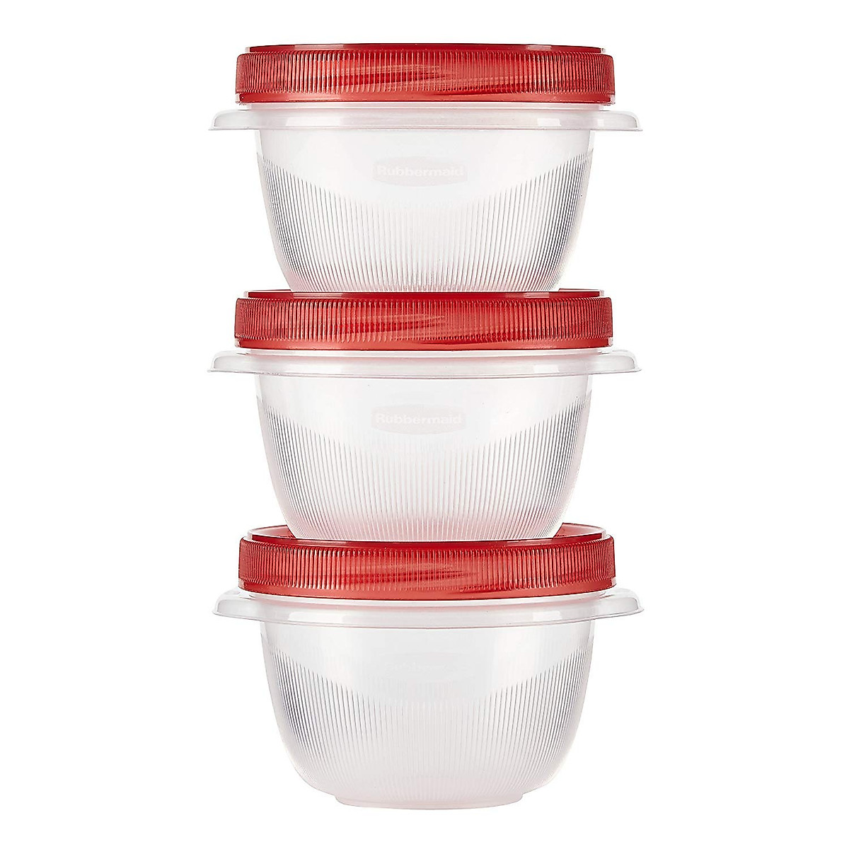 Rubbermaid TakeAlongs Twist & Seal Food Storage Containers, 2 Cup, 3 Count