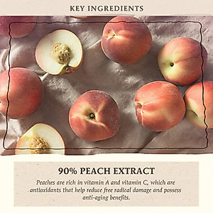 SKINFOOD Peach Jelly Soothing Gel - 90% Peach & Aloe Vera Face & Body Moisturizer, 10.14oz (300ml)