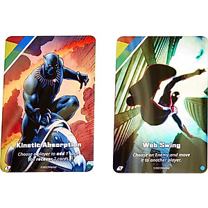 Mattel Games ​UNO Ultimate Marvel Card Game Add-On Pack with Spider-Man Character Deck & 2 Collectible Foil Cards, Gift for Collectors & Kids Ages 7 Years & Older