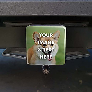 Graphics and More Personalized 2" (2 inch) Tow Hitch Cover | Customize with Your Own Image