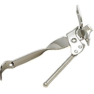 Chef Craft Select Can Opener with Tapper, 6.5 inches in length, Nickle Plated