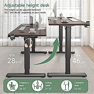 Dripex Adjustable Electric Standing Desk 1, 43 inch, White