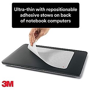 3M Precise Mouse Pad with Repositionable Adhesive Back, Enhances the Precision of Optical Mice at Fast Speeds, 8.5" x 7", Bitmap (MP200PS)