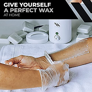 Nova Mini Wax Pot Warmer for Hair Removal - Hard Wax Capacity 4oz - Face and Body (120volt US Plug)
