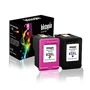 Inktopia Remanufactured Ink Cartridge Replacement for HP 63XL 63 XL Black and Color use with HP Officejet 5255 5258 3830 3833 4650 Envy 4520 4516 DeskJet 1112 2132 3633 3634 Printer