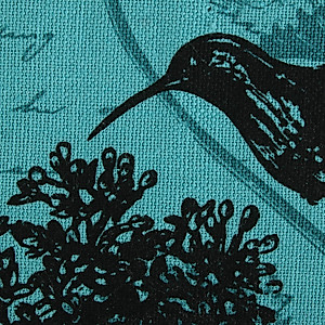 DII Botanical Print Tabletop Collection, Dishtowels, 18x28, Botanical Flowers 3 Piece