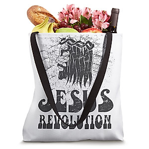 Jesus Revolution Christian Faith Based Jesus Christ Tote Bag