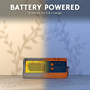 Airthereal PA1K-GO 1,000mg/h Portable Ozone Generator - Cordless Battery Powered Odor Eliminator for Car, Hotel Rooms, Offices, Bathrooms, and Small Spaces (Blue)