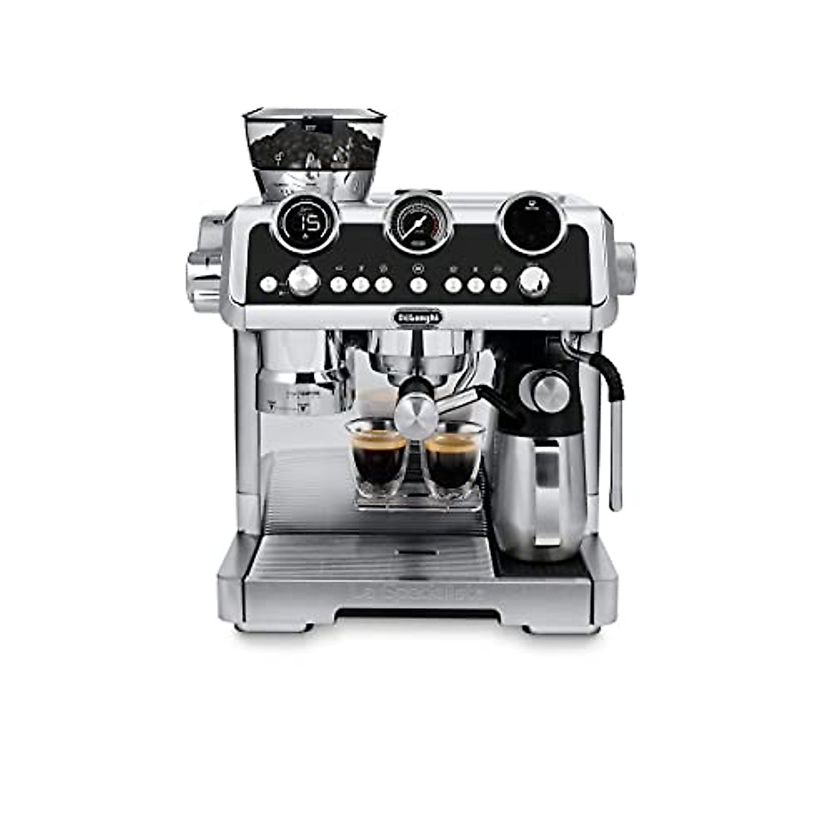 De'Longhi EC9665M La Specialista Maestro Espresso Machine, Stainless Steel, Silver,Black