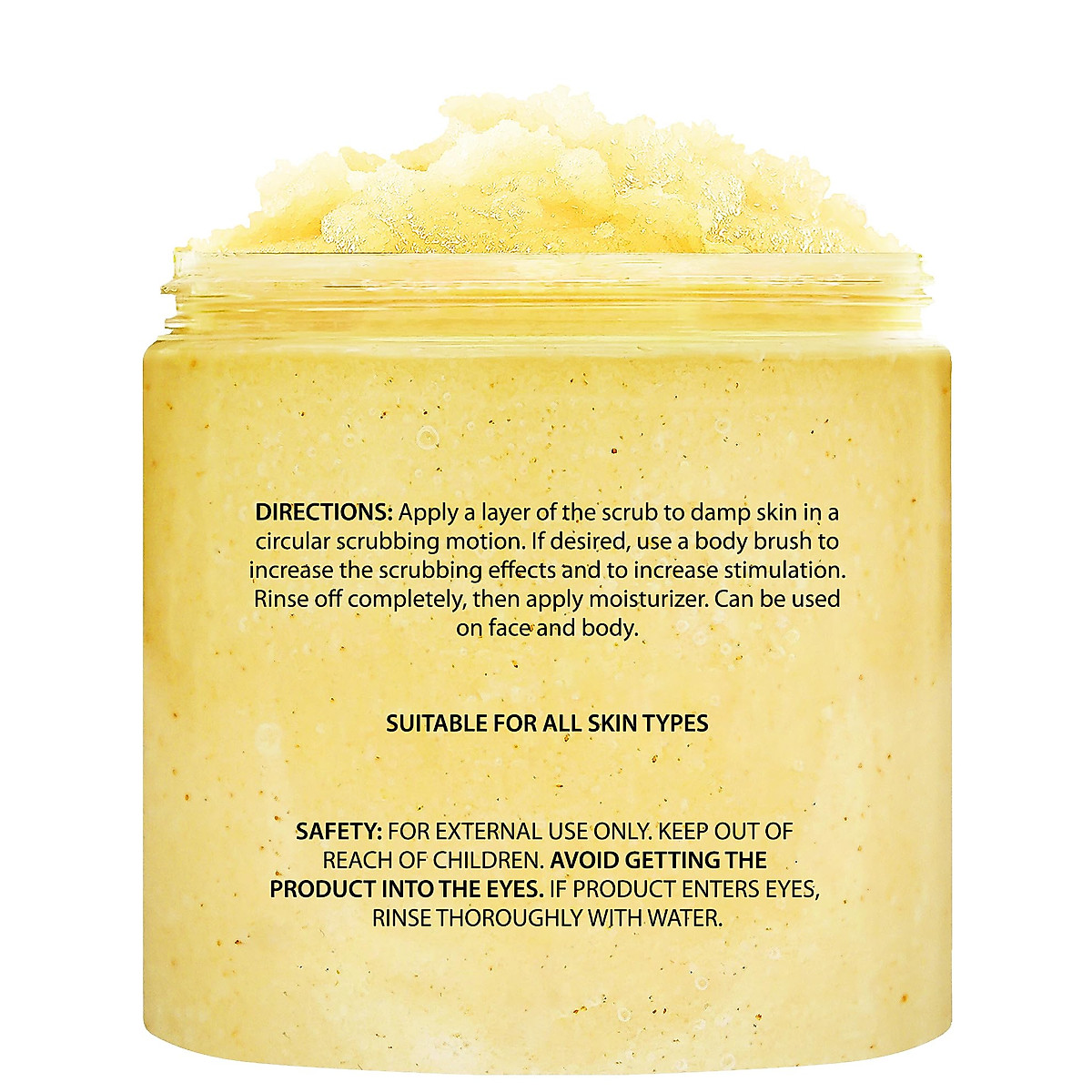 Brooklyn Botany Dead Sea Salt and Sweet Orange Body Scrub - Moisturizing and Exfoliating Body, Face, Hand, Foot Scrub - Fights Stretch Marks, Fine Lines, Wrinkles - Great Gifts for Women & Men - 10 oz