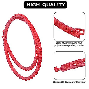 Power Twist v Belt,3/8-inch x 4 feet Z Type, 𝗜𝗻𝗱𝘂𝘀𝘁𝗿𝗶𝗮𝗹 𝗥𝘂𝗯𝗯𝗲𝗿 Link V-Belts, 𝗔𝗱𝗷𝘂𝘀𝘁𝗮𝗯𝗹𝗲 PowerTwist Drive V-Belts