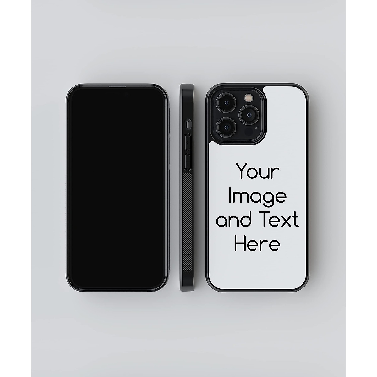 Upload Your Image | Make Your Own Phone Case | Compatible With Apple iPhone 15 Pro Max, iPhone 14 Pro Max, 14 Pro, 14 Max, 13 Pro Max Mini, 12, 11 Pro Max iPhone X XS Max XR 8 7 Plus