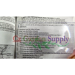 Fresnel Lens 4X Magnifier Pocket Wallet Credit Card Size • Ruler - Unbreakable Plastic for Home Office Classroom & Outdoor EDC Survival Kit Bushcraft (10 Pack Ruler/Magnifier - Red)