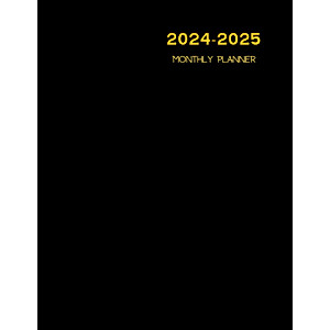 2024-2025 Monthly Planner: Large Two Years Calendar ( January 24- December 25)