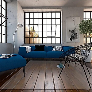 Clear PVC Desk Chair Mat Office Chair Mat for Hard Floors, Plastic Runner Rugs Protector,Non-Skid Transparent Carpet Protector for Home/Office/Hall/Low Pile Rugs Doormat,Thickness 1.5mm-70/90/110/130/