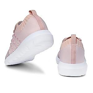 EvinTer Women's Running Shoes Lightweight Comfortable Mesh Sports Shoes Casual Walking Athletic Sneakers Black/Pink