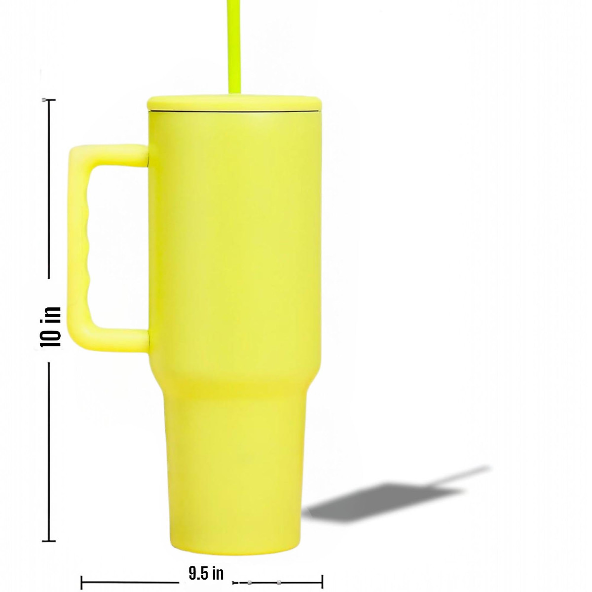 Kiki New York Tumbler with lid (Neon Yellow)