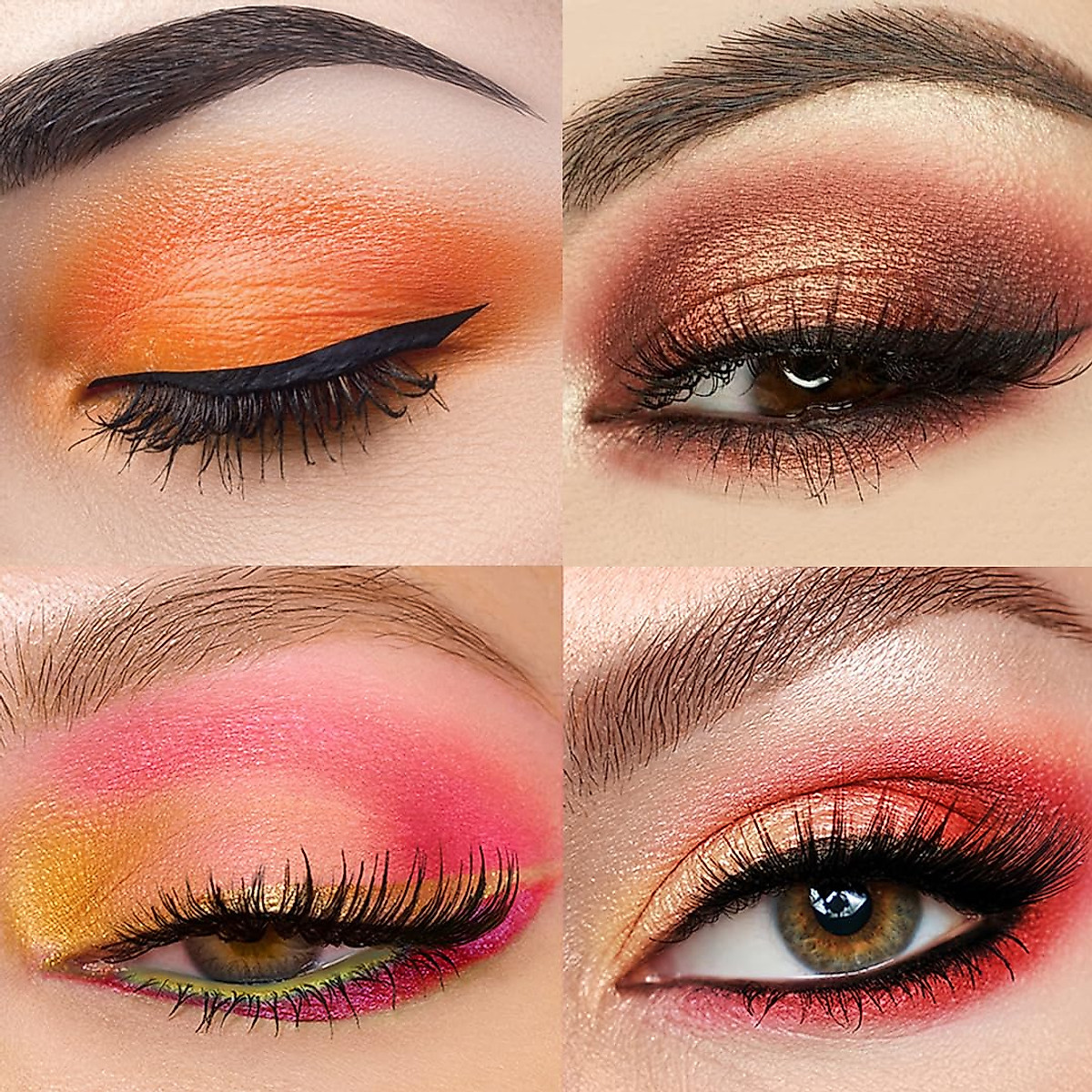 Tintark Peach Please 18 Colour Eyeshadow Palette for Beauty - Eyeshadow Cosmetics with Matte Metallic Sparkle Shimmer Pink & Highlighter Eye Makeup for Girls & Powder Eye Shadow Pallet