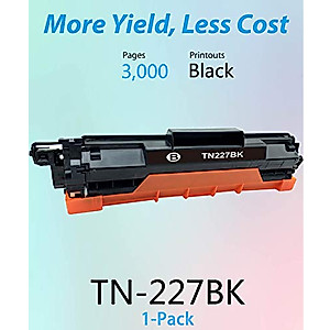 MM Much & More Compatible Toner Cartridge Replacement for Brother TN-227 TN227 TN-227BK TN223 use for MFC-L3770CDW MFC-L3750CDW HL-L3230CDW HL-L3290CDW HL-L3210CW MFC-L3710CW (Black)