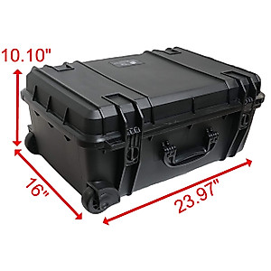 Case Club Gaming Station to Fit Xbox Series X or S. Comes with Built-in 24" 1080p Monitor, Cooling Fans, & Speakers. Fits Console, Controllers, & Games, which are NOT Included
