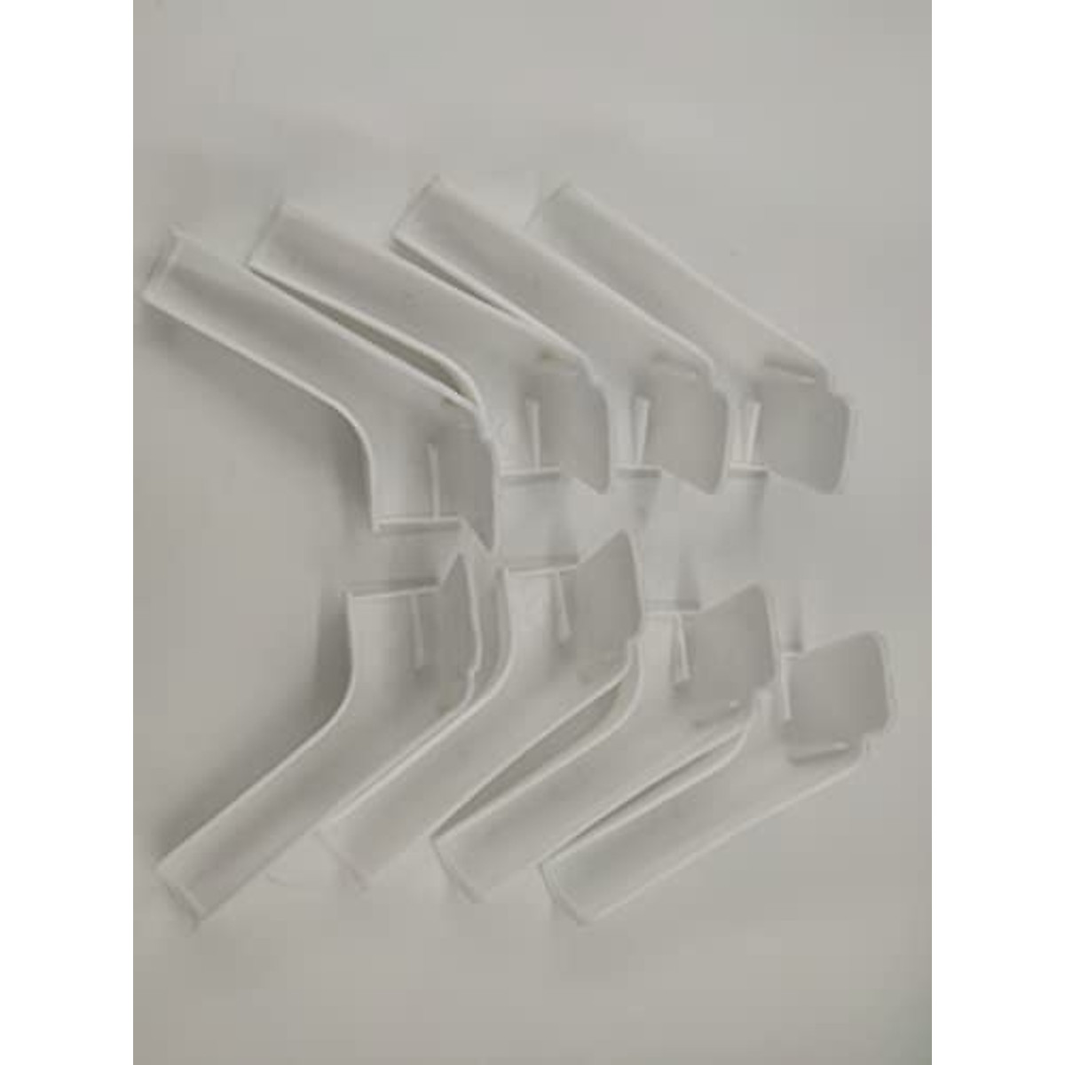 BBMTA Replacement RV Trailer Camper Hardware Extended Rain Gutter 655-FLEX-PW-A RV Trailer Camper Hardware Extended Rain Gutter Spout Spout 4 Left and 4 Right Side