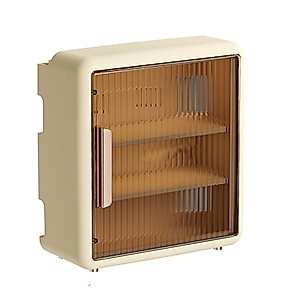 JOROBURO Wall Storage Box, Space Saving Long Lasting Router Floating Organizer Shelf, Plastic Cable Storage Box Hanging Power Decor Bracket Box for Set Top Box Data Cable