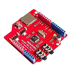 TECKEEN VS1053 MP3 Player Shield Record Circuit Board Module for Arduino with TF Card Slot