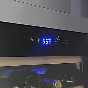 Allavino KWR47D-2SR Wine Refrigerator, 47 Bottle, Stainless Steel