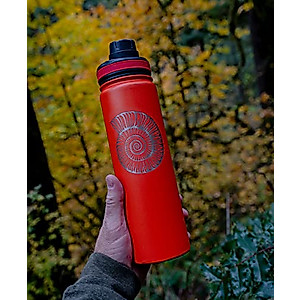 Tempercraft 22 oz Vacuum Insulated Sport Bottle | Custom Laser Engraved Options | Stainless Steel, Double-Walled, Wide Mouth (Lilac - Custom)