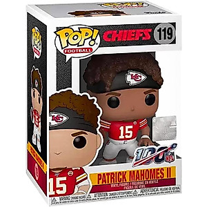 Visit the Funko Store Patrick Mahomes Vinyl Figure #119 (Bundled with Compatible Ecotek Pop Box Protector)