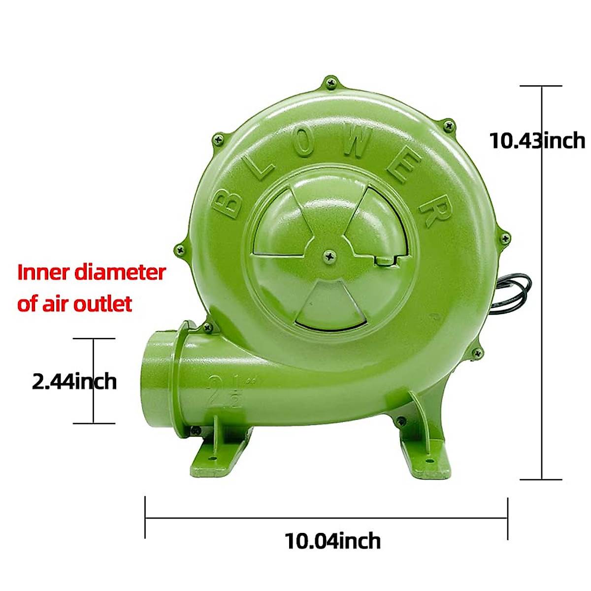 110V 250W US Style Electric Blacksmith Forge Blower Blacksmithing Coal Forge Fan air Blower Tools with 230CFM