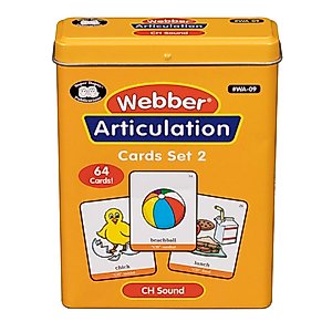 Super Duper Publications | Articulation CH Sound Fun Deck | Vocabulary and Language Development Flash Cards | Educational Learning Materials for Children