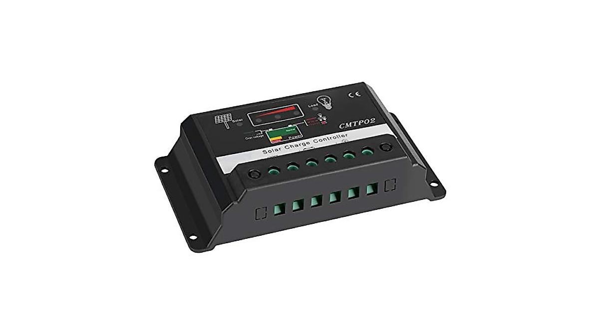 GLOGLOW 30A Solar Charge Controller, 12V/24V Solar Panel Battery ...