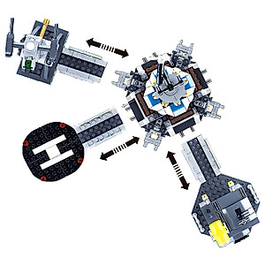 DAHONPA City Police Island Prison Station Building Blocks Sets(1016 PCS),City Police Helicopter,City Police Boat Building Kits,Toys Gifts for Kid and Adult
