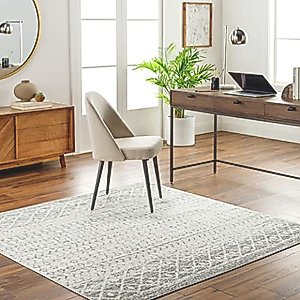 Artistic Weavers Chester Boho Moroccan Area Rug,6' Square,Grey