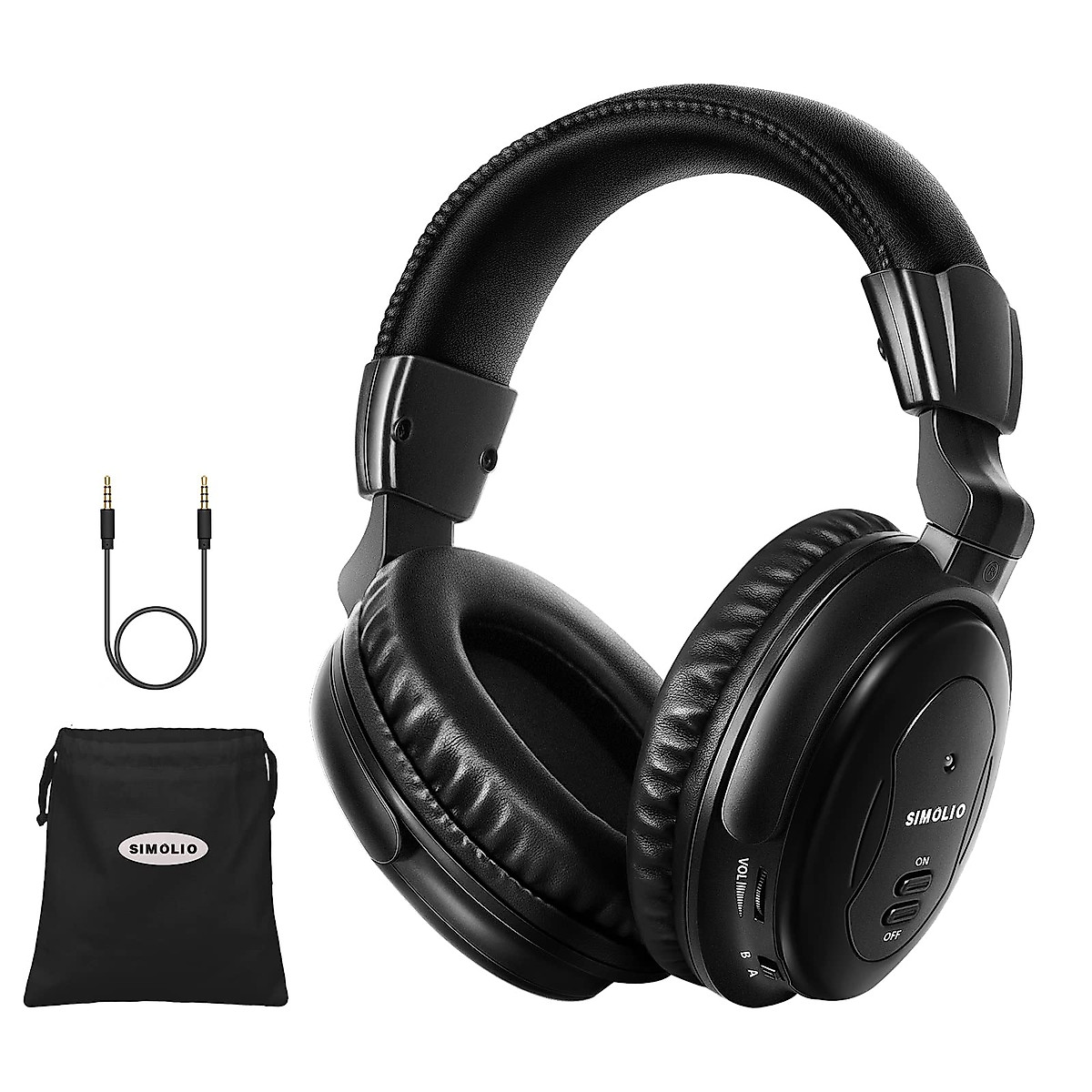 SIMOLIO Compatible with uConnect VES Chrysler Pacifica & Town and Country & Dodge Grand Caravan & Honda Odyssey, Infrared Headphone for Car DVD for Chevy Tahoe & Infiniti & Cadillac Escalade 2006-2022